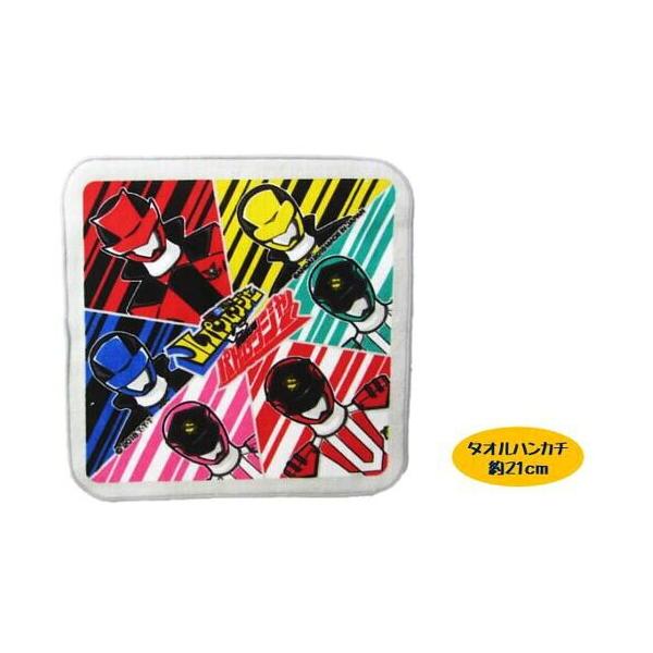 キャラクター ・ タオルハンカチ快盗戦隊ルパンレンジャーVS警察戦隊パトレンジャー（21ｃｍ角）（カラフル・ふちグレー） to-fst-0226-05 サイズがありますのでよくお確かめください。（ キャラクター タオル ハンカチ タオルハン...