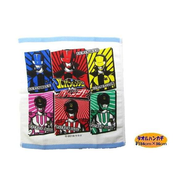 キャラクター ・ タオルハンカチ快盗戦隊ルパンレンジャーVS警察戦隊パトレンジャー（35ｃｍ角）（オフ/カラフル） to-fst-874766 サイズがありますのでよくお確かめください。（ キャラクター タオル ハンカチ タオルハンカチ ミ...