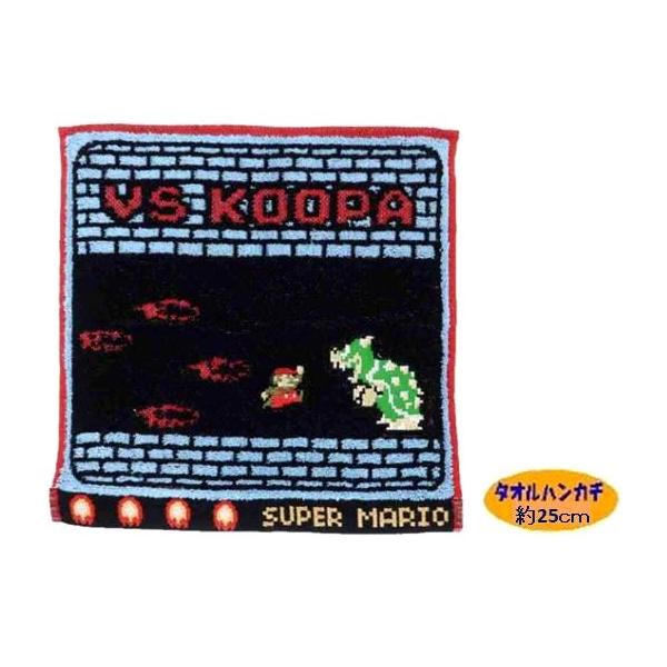 キャラクター タオルハンカチ スーパーマリオ （ 決戦ステージ ） （ サイズ 約25×25ｃｍ ) 綿100％ to-marsin-733860サイズがありますのでよくお確かめください。（ キャラクター タオル ハンカチ タオルハンカチ ...