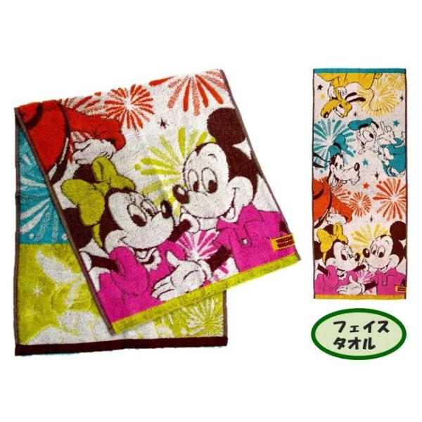 キャラクター フェイスタオル ミッキー＆フレンズ （ ウェルカムドリーム カラフル系 ) （ 約34×80cm ) to-marsin-752731サイズがありますのでよくお確かめください。（ キャラクター タオル ハンカチ タオルハンカチ...