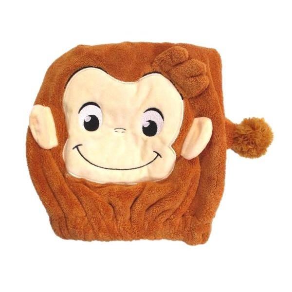 ◇ キャラクター タオルキャップ （ キャップタオル )  キュリアス ジョージ（ おさるのジョージ ） （ おさるのジョージキャップ 茶色系 )（ サイズ　約20（ゴム入り）×45ｃｍ )　tokyp-marsin-440966サイズがあ...