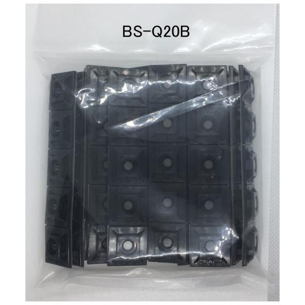 【クリックポスト対応】ナイロンを使用したタイプで中央の穴を利用してビス留めも可能。当社独自の技術による5個連結で、袋に100個入りとなってます。裏面に使用の両面テープは日本工業規格（JISZ1541）の1種1号（S1-1)構造用接合テープを...