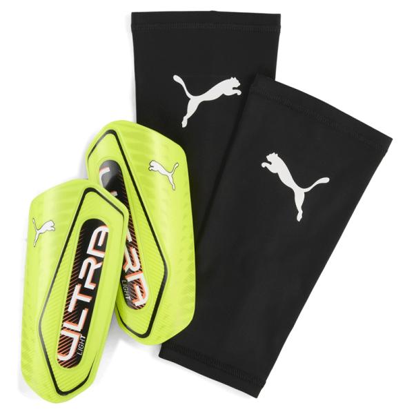 PUMA  ウルトラ ライト スリーブハードシェル スリーブ付きで、サイズを選べるウルトラライトシンガード。しっかりとしたフィット感と快適な着用感を提供します。エネルギーを注入しフィールドを制覇する準備をしましょう!詳細・衝撃吸収性を高める...