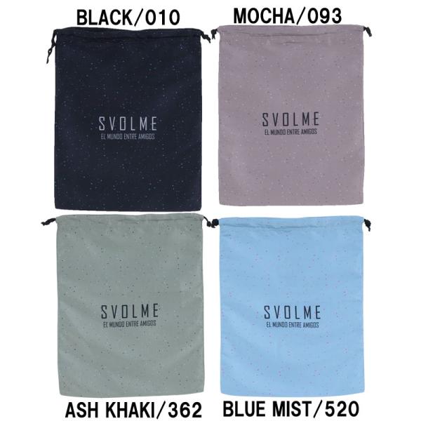 svolme ギャラクシーシューズ袋SVOLME定番のシューズ袋。広大な宇宙をイメージしたギャラクシーデザイン。消臭機能がついた縫製糸を使用しているので、不快なにおいが袋に残りません。■素材：ポリエステル100%■サイズ：SIZE ( H：...