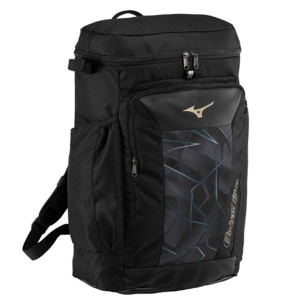 MIZUNO グローバルエリート バックパックJr.(30L) 2Lの水筒を収納できる保冷ポケット付き。猛暑対策に。■充実した小物ポケット。■バット1本を収納可能。■サイズ：L30×W19×H49cm■容量：約30L■素材：ポリエステル（裏...