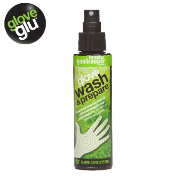 ゴールキーパーメンテナンス用品大手の「Glove glu」の洗浄剤パームの性能と寿命を高めます！パームから汚れを浮かせ、表面を強化改善！グローブの寿命を延ばすための専用のDirTECHを使用し、キーパーグローブのパーム部分から汚れを落としま...