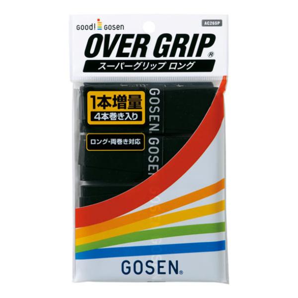 １本オマケ入りの４本入りお得用セット'サイズ：１０５０ｍｍ×３０ｍｍ×０．５ｍｍ原産国：日本左右兼用ＬＯＮＧ対応【カラー】スーパーグリップロングブラック
