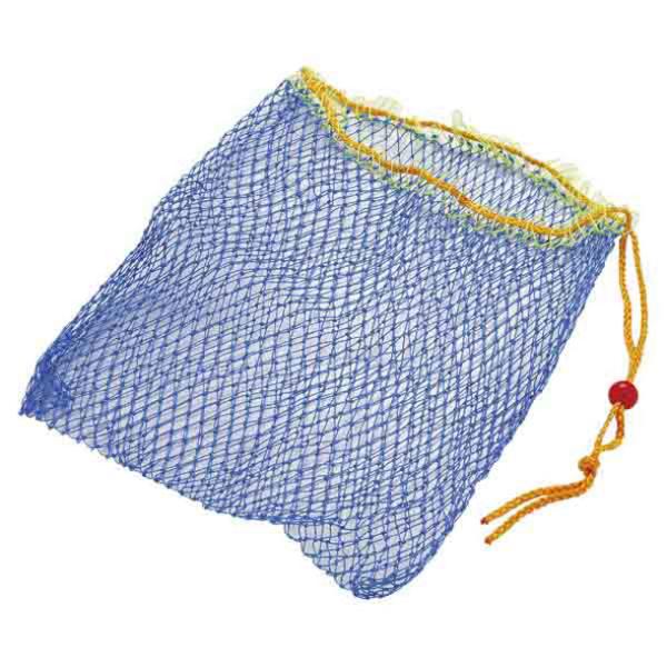 潮干狩り用のネット。'サイズ：約横300×縦360ｍｍ材質：ネット/ポリエステル、紐/ナイロン【カラー】潮干狩り用ネットＤＸ