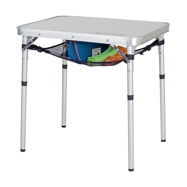 テーブルやチェア下のスペースを有効活用できる棚モック。小物を置けて便利。バックル式で簡単取付。素材：ポリエステル対象：メンズ・ユニセックス生産国：中国製サイズ：幅430×奥行260●重量：70g