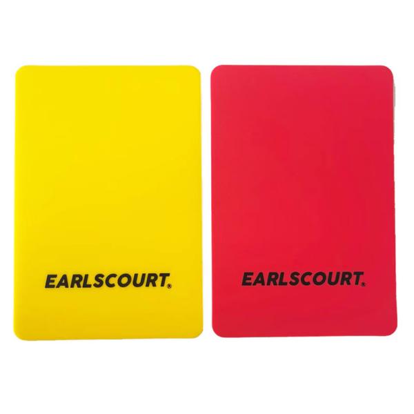 Earls court レフリーカードセット(referee cardset)【EARLSCOURTレフリーグッズ】レフリーカードセット丈夫で壊れにくいポリプロピレンの素材で作られています！またカードの表面に傷がつきにくいのも特徴！！■内容...