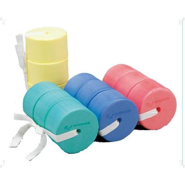 ●カラー：赤（ RD ）、青（ BL ）、緑（ GN ）、黄（ YW ）●サイズ：直径 13.5CM ×厚さ 8CM × 3 ヶ●素材：ポリエチレンフォーム製●浮力： 2.7KG ●ヒモの長さ 130CM