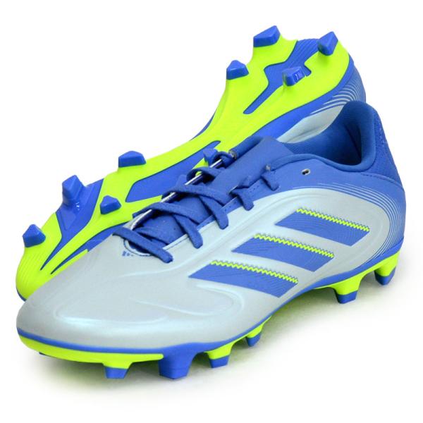 adidas COPA PURE 3 CLUB FG/MG足との一体感が得られる快適なコパ ピュア3 CLUBを履いて、自分らしいプレーで勝負しよう。グレインレザー風に仕上げたソフトな合成アッパーのクラシックなデザイン。前足部の3Dプリント...