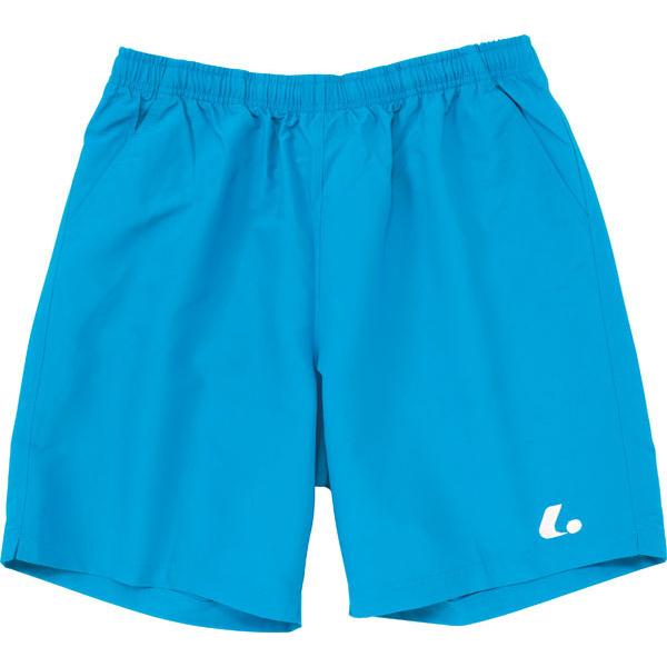 ユニセックスハーフパンツ吸汗速乾・ポリエステル100％（二重織り）S・M・L・Oターコイズ●2011FW日本製/中国製