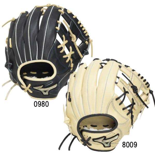 MIZUNO ソフトボール用 グローバルエリートSELECT 内野手向け／サイズ9軽量感と馴染みやすさのあるオーソドックスな仕様のグラブ！■扱いやすい軽量仕様でスリムな手にもフィットしやすいタイトでコンパクトな設計。■手口紐調整構造で使用過...