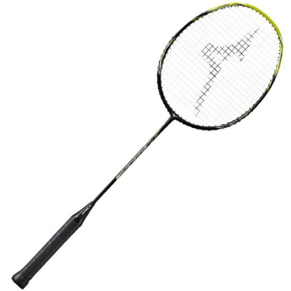 MIZUNO CALIBER SONIC 2初心者の1本目におすすめ。※ガットは利上げ済みです。■カラー：BK/GR ( 35 ライム )■サイズ：4U6G■全長：675mm■面サイズ：56平方インチ■推奨張力：15〜22lbs■素材：グラ...