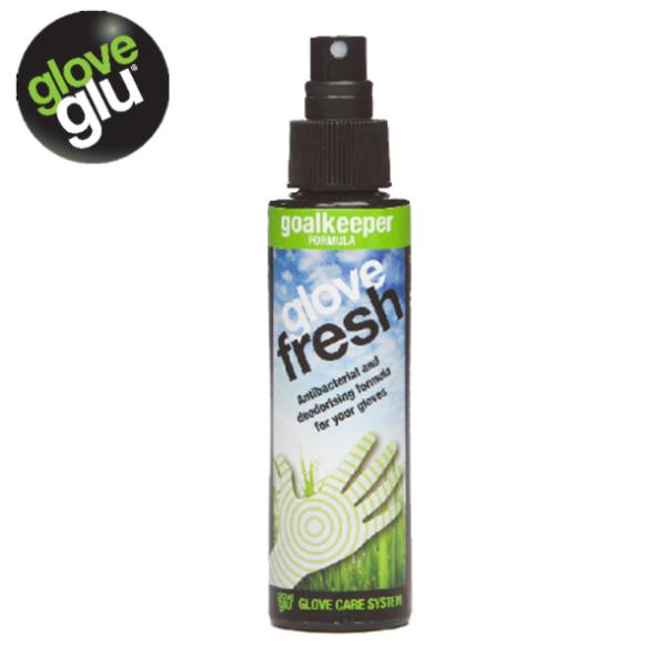 ゴールキーパーメンテナンス用品大手の「Glove glu」の消臭剤グローブを常に清潔に匂いのない状態を保つ!抗菌防腐剤GloveFreshは、キーパーグローブ内で増殖する細菌によって引き起こされるすべての臭気を除去することが保証されています...