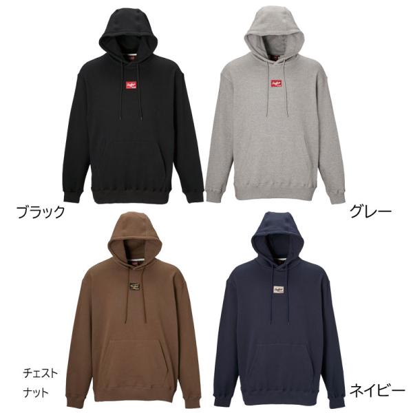 Rawlings 裏毛 スウェット プルオーバーフーディー厚手裏毛スウェットのプルオーバーパーカー・ パッチロゴワッペン・ カンガルーポケット※商品の色は、現物と多少異なる場合がありますので、あらかじめご了承ください。■サイズ：S、M、L、...