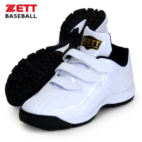 ZETT トレーニングシューズ ラフィッエットコストパフォーマンスに優れたトレーニングシューズ安心と信頼のワイド設計(3E相応)モデルマルチスタッドソール採用■機能：屋外の土のグランドでも滑りにくいマルチスタッドタイプのアウトソール ■素材...