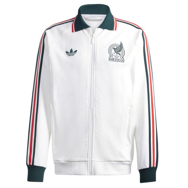 adidas メキシコ代表 26 アウェイ アンセムジャケット ヘンリーネック仕様で気負わないスタイルを叶える、ヘリテージのエッセンスを取り入れたジャケット。クラシックなサッカーのヘリテージと洗練されたコンテンポラリーデザインを融合させた、...