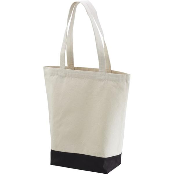 便利な２サイズ展開の”プチプラ”トートバッグ。素材：綿１００％（キャンバス）、持ち手／ポリエステル６５％、綿３５％サイズ：Ｗ２４×Ｈ３７×Ｄ１２ｃｍ、持ち手５５ｃｍ【カラー】(5202)