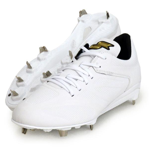 SSK プロエッジ AG-LW前足部と踵の金具間を狭くすることで、シャンク部分のたわみを抑制し、ピッチの速い走りに対応。■素材アッパー：甲材／人工皮革、合成繊維アウトソール:合成樹脂ミッドソール:合成樹脂、スパイク/金属製■サイズ：25.0...