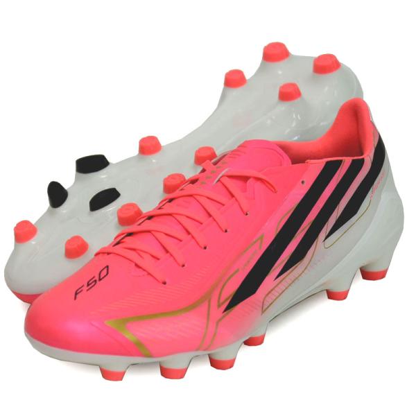 adidas F50 HYPERFAST LEAGUE HG/AG JAPAN屈曲性に優れたHaloskinアッパーを採用した、軽量な履き心地のサッカースパイク。F50 ハイパーファスト LEAGUE HG サッカースパイク土・人工芝・天然...