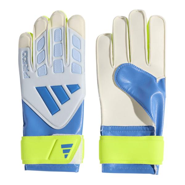 adidas PREDATOR GL TRAINING J1. ポジティブカット：ボールとのコンタクトエリアが広く、快適なフィット感を提供 2. ソフトグリップ：ラテックス製の手のひらが、あらゆる天候条件で優れたグリップ力と耐久性を実現 3...