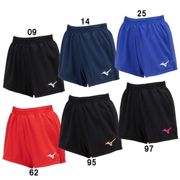 MIZUNO ゲームパンツ(バレーボール) ウィメンズスタンダードフィットでヒップに適度なゆとりがあるシルエットです。スタンダードフィットストレッチ性あり、凹凸ありでパンツのラインが透けにくい、クイックドライカラーバリエーションが豊富な定番...