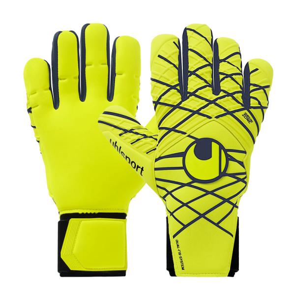 uhlsport プレディクション エナジー アブソルート グリップ ハーフネガティブグラブ内部に肌当たりの良い素材を使用した、究極のグリップ力・衝撃吸収性が最高のパフォーマンスを発揮するアブソルートグリップのハーフネガティブモデル。■リバ...