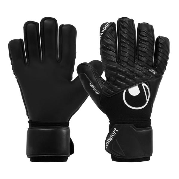 uhlsport ファングマシーネ コンフォート アブソルートグリップ究極のグリップ力・衝撃吸収性が最高のパフォーマンスを発揮■リバウンドゾーン■親指：パームを内側に縫製しフィット感を向上■指股：バックハンド手首部：テキスタイル■バックハン...