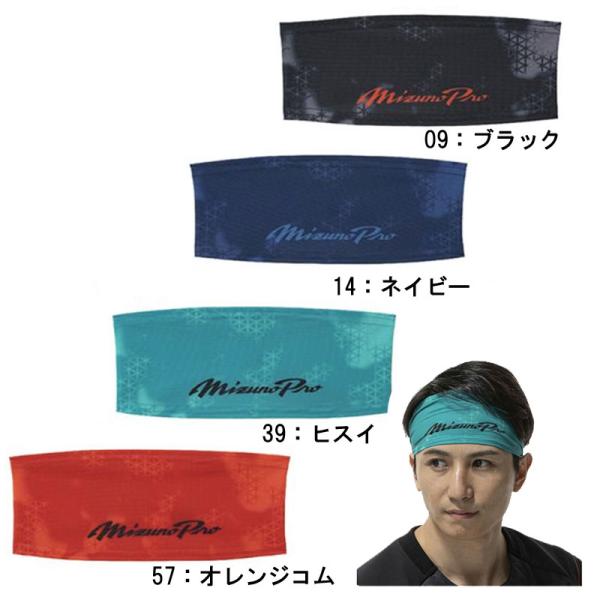 MIZUNO ミズノプロ ヘアバンド2026セレクションモデル (1枚入り)シーズンキーグラフィックを使用したヘアバンド。『2026年セレクションモデル』■1枚入り■サイズ大人用（上辺幅24.5cm、前丈10cm、後丈5cm）■カラー09：...