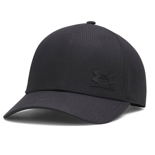 underarmour UAアイソチル アーマーベント アジャスタブル キャップ熱気を外に逃がす特殊な構造で頭部に涼しさをもたらす。このキャップがあれば日差しは気にならない。通気性、軽量性、伸長性、耐久性、速乾性を同時に実現するUAメッシュ...