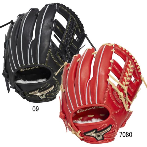 MIZUNO ジュニア軟式用グローバルエリートRGブランドアンバサダーセレクション栗原陵矢モデル：サイズL憧れのプロモデルを手に！■カラー09：ブラック7080：ラディッシュ×ブロンド■素材受球面／背面：天然皮革（牛革）■■原産国：フィリピン製