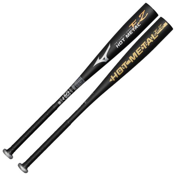 MIZUNO 小学生軟式用 ホットメタル EZ ミドル扱いやすいミドルバランスの軟式仕様のHOTMETAL■HOTMETALの高い打球音はそのままに操作性をアップ。■素材：超々ジュラルミン■最大径／平均Φ69mm■カラー 09：ブラック■サ...