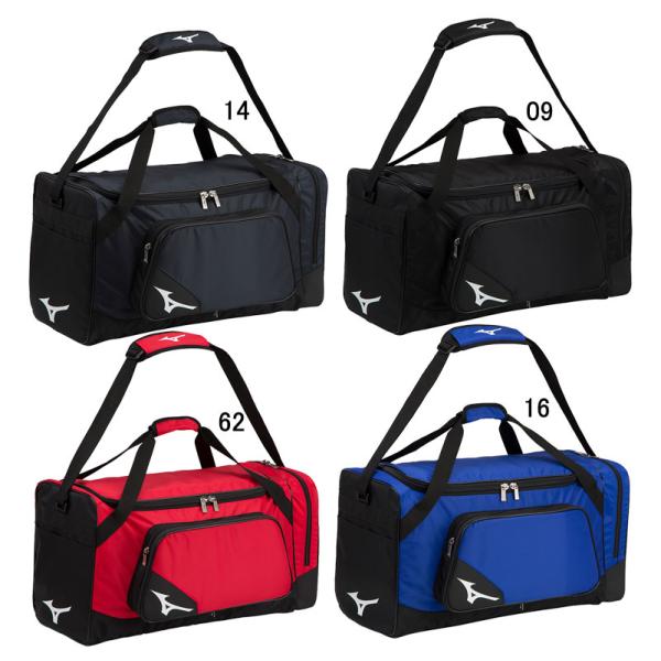 MIZUNO チームバッグL(75L) 大容量75Lで多くの荷物を収納可能。■裏地にペットボトル5本分再生ポリエステル使用（一般的な500ml容量ペットボトル26g換算）■サイズ：L65×W29×H34cm■質量：約1320g■容量：約75...