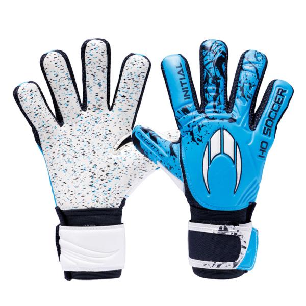 HO SOCCER イニシャル パシュート ネガティブ ブルーキーパーを始めたばかりの子や、トレーニング用のキーパーグローブ探している選手にぴったりなイニシャルモデル！ハードグラウンドでガンガン使える！■パーム素材：ハードソフトキーパー初心...