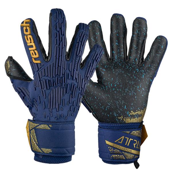 reusch アトラクト フリーゲル フュージョン ゴアリエイタあらゆる天候、グランドでの比類なきグリップ力と高い摩耗性。■カラー：4411プレミアムブルー×ゴールド×ブラック■パーム：ロイシュグリップフュージョン■カット：エボリューション...
