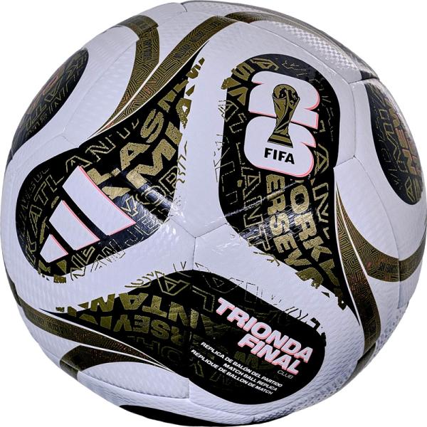adidas 2026 FIFAワールドカップ 準決勝・3位決定戦・決勝 試合球レプリカ3号球モデル TRIONDA FINAL（トリオンダ ファイナル）2025年10月に発売開始されたTRIONDA（トリオンダ）のネーミングを踏襲。TRI...