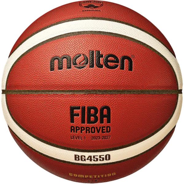 molten BG4550 6号球 2025年度全国ミニバスケットボール大会唯一の公式試合球※小学生は特別競技ルール採用大会のみ使用FIBA（国際バスケットボール連盟）JBA(日本バスケットボール協会)  12 枚パネルにより視認性が向上F...
