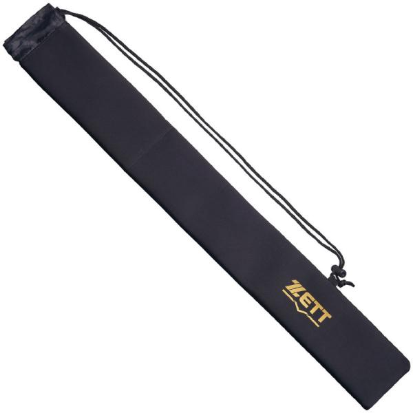 ZETT バットケース 1本入れ 厚みのある生地のバットケース1本入れ。チーム用バットケースへ入れる際の保護にも。■カラー 1900 [ ブラック ]■素材：ポリエステル、ポリウレタン■サイズ：長さ90×高さ12×巾2CM■原産国：中国
