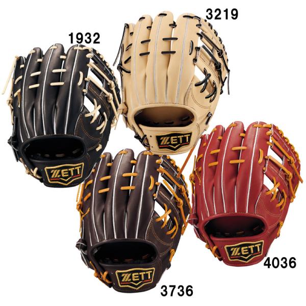 ZETT 軟式グラブ プロステイタスシリーズ 二塁手遊撃手用 源田タイプ 捕球面の張りとしっかり感にこだわったプロステイタスシリーズ。小指二本入れで使用しても操作性が高いコンパクトで深めなポケット設計の源田タイプ。グラブに最適なしなやかさと...