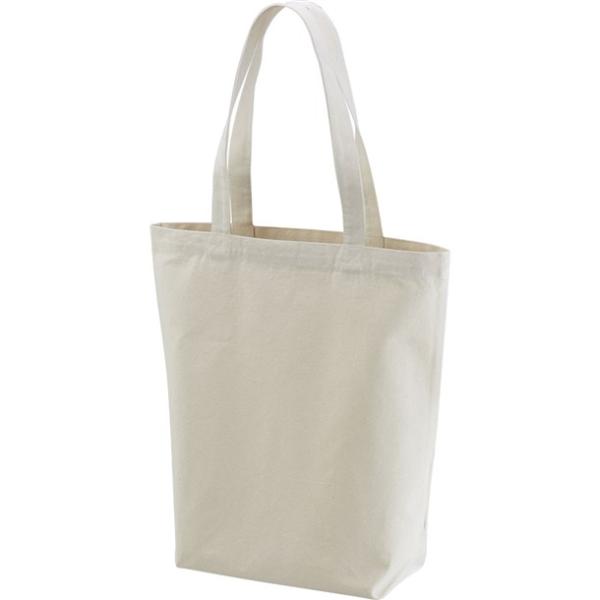 便利な２サイズ展開の”プチプラ”トートバッグ。素材：綿１００％（キャンバス）サイズ：Ｗ２４×Ｈ３７×Ｄ１２ｃｍ、持ち手５５ｃｍ無漂白エコマーク認定商品【カラー】(19)