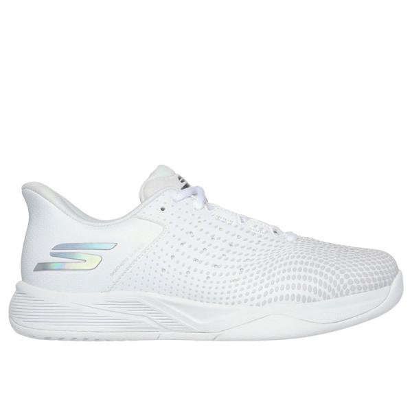 商品説明Skechers ハンズフリー スリップイン リラックス フィット: バイパー コート リロードを着用することをやめない素晴らしい快適さでラリーを開催しましょう。ピックルボール用に設計されたこの広々としたスリッポンは、APMA Se...