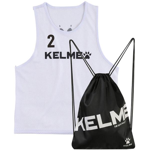 商品の説明前面にKELMEロゴ、背面に足あとマークと2~11の番号付10枚セット。収納袋付Jrメッシュビブス。素材・材質ポリエステル100%原産国:中国カラー:ホワイト関連キーワードサッカー フットサル ビブスセット ベスト スクール