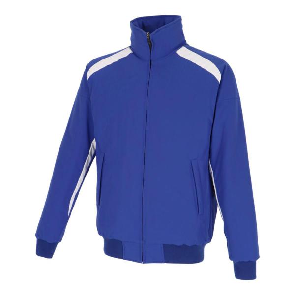 対象：メンズ・ユニセックス素材：身頃:ポリエステル100%、裏地:ポリエステル100%、中綿:ポリエステル100%、リブ:アクリル70%・ウール30%生産国：ベトナム製カラー：(6310)Dブルー×ホワイト