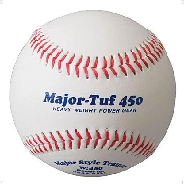 ●リストのパワーアップトレーニングに。ヘビーウェイトで指先、リストを鍛える。４５０ｇのウェイトが効果をうむ。'■サイズ：オフィシャルサイズ７．２ｃｍ■重さ：平均４５０ｇ【カラー】メジャータフ４５０