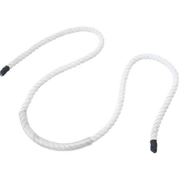 サイズ： 18 ｍｍ径(ロープ) 、 2.5 ｍ(全長)重量： 745 g