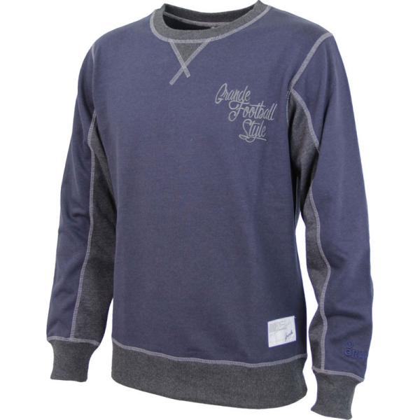 商品の説明シンプルなデザインのオールドタイプのスウェットクルー。原産国：中国カラー名:NVY/GRY