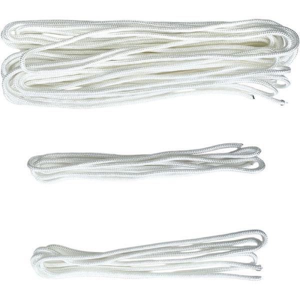 商品の説明上下白帯付きバレーネットの交換用アンダーロープです。スーパー繊維製で耐久性に優れています。素材・材質芯材/イザナス、外被/ポリエステル原産国:日本関連キーワードネット バレー バレーボール アンダーロープ 紐 固定 括り付け