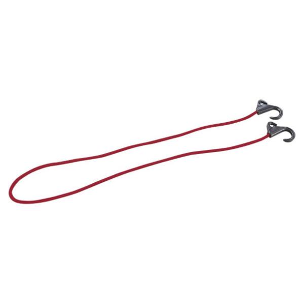 '■サイズ：径６５ｘ１２００ｍｍ■材質：／フック：ＡＢＳ樹脂／ロープ：合成ゴム（ポリエステル皮膜）【カラー】キャリー用フック付コード　ＲＤ【Ｍ−１９７０】
